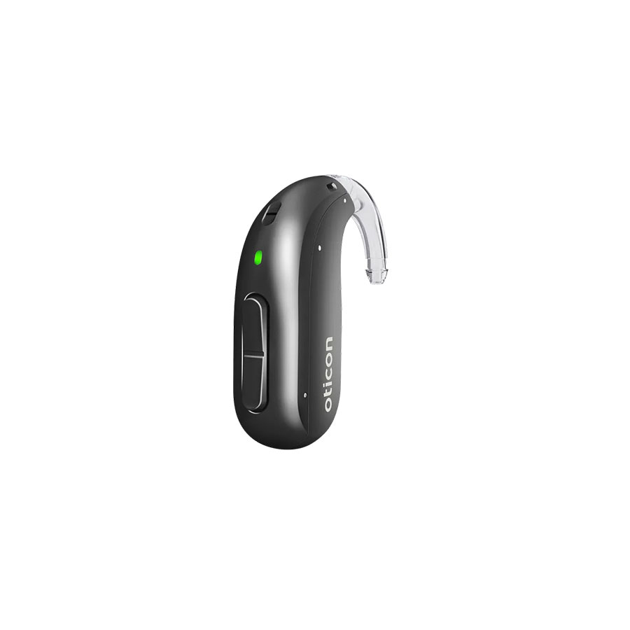 Hearing Aid Intent 4 miniBTE R - Oticon - Behind The Ear (BTE) Hearing ...
